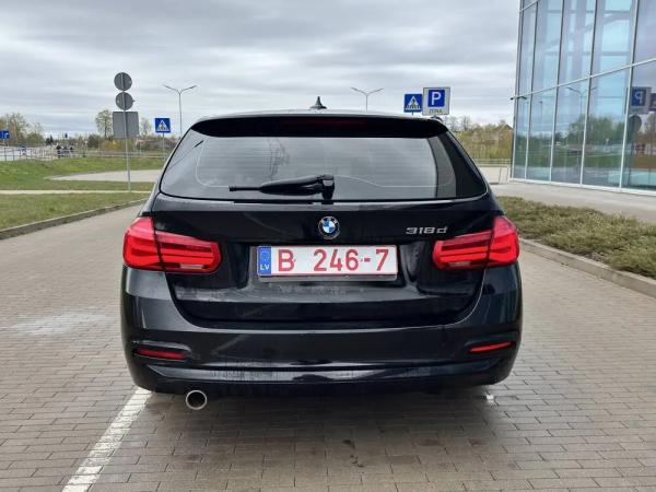 Black BMW 318 2016 in Rezekne, with an engine capacity of 2.00 L and mileage of 311 thousand km for 7200 €, photo 7 on AUTOMOTO.COM.LV