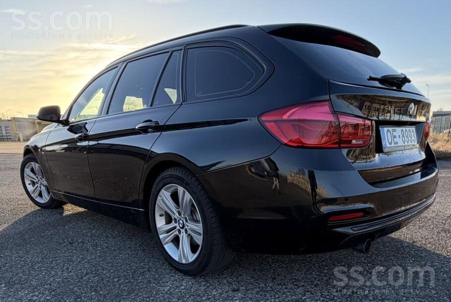 Black BMW 318 2017 in Liepaja, with an engine capacity of 2.00 L and mileage of 287 thousand km for 12000 €, photo 3 on AUTOMOTO.COM.LV