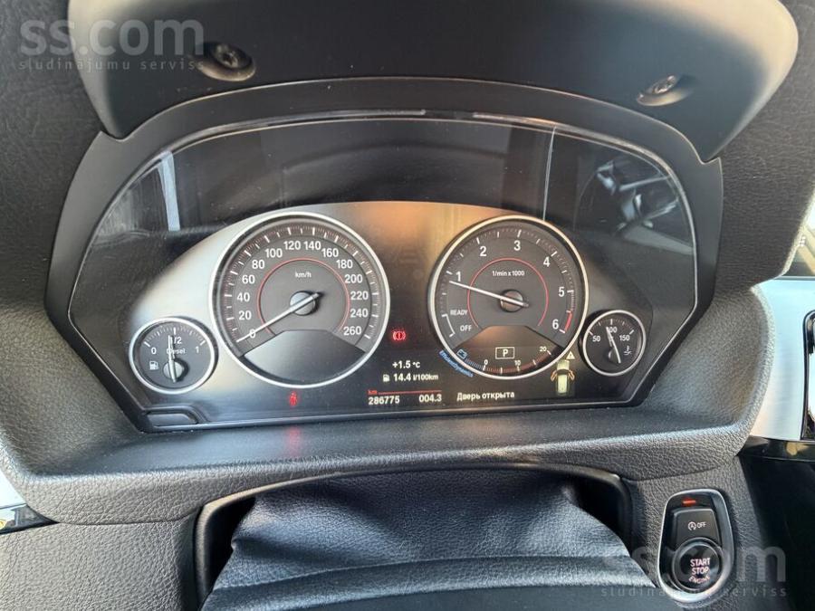 Black BMW 318 2017 in Liepaja, with an engine capacity of 2.00 L and mileage of 287 thousand km for 12000 €, photo 14 on AUTOMOTO.COM.LV