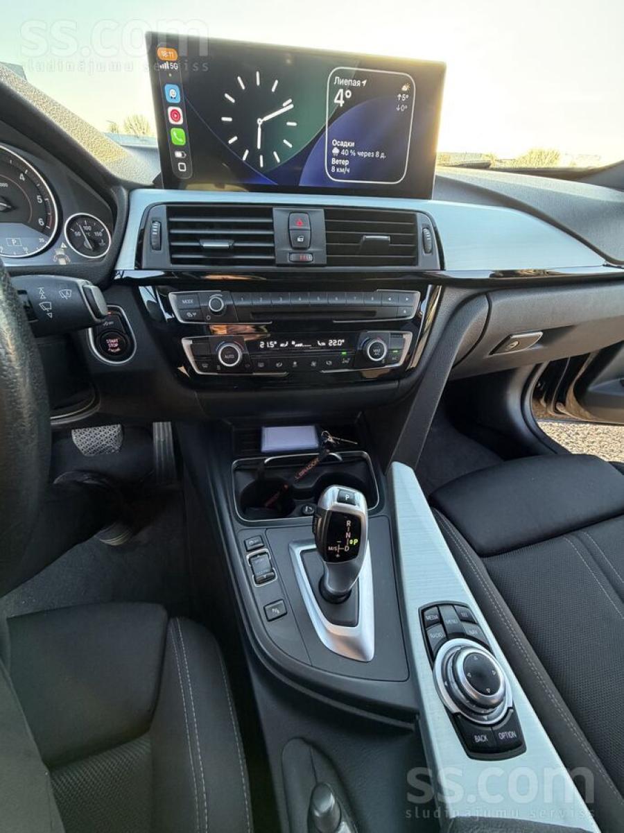 Black BMW 318 2017 in Liepaja, with an engine capacity of 2.00 L and mileage of 287 thousand km for 12000 €, photo 15 on AUTOMOTO.COM.LV