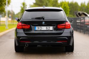 Black BMW 318 2017 in Jelgava, with an engine capacity of 2.00 L and mileage of 301 thousand km for 14800 €, photo 6 on AUTOMOTO.COM.LV