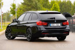 Black BMW 318 2017 in Jelgava, with an engine capacity of 2.00 L and mileage of 301 thousand km for 14800 €, photo 7 on AUTOMOTO.COM.LV
