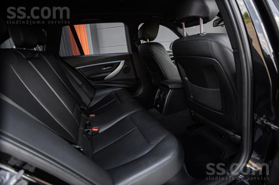 Black BMW 318 2017 in Jelgava, with an engine capacity of 2.00 L and mileage of 301 thousand km for 14800 €, photo 9 on AUTOMOTO.COM.LV