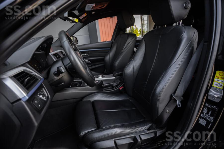 Black BMW 318 2017 in Jelgava, with an engine capacity of 2.00 L and mileage of 301 thousand km for 14800 €, photo 10 on AUTOMOTO.COM.LV