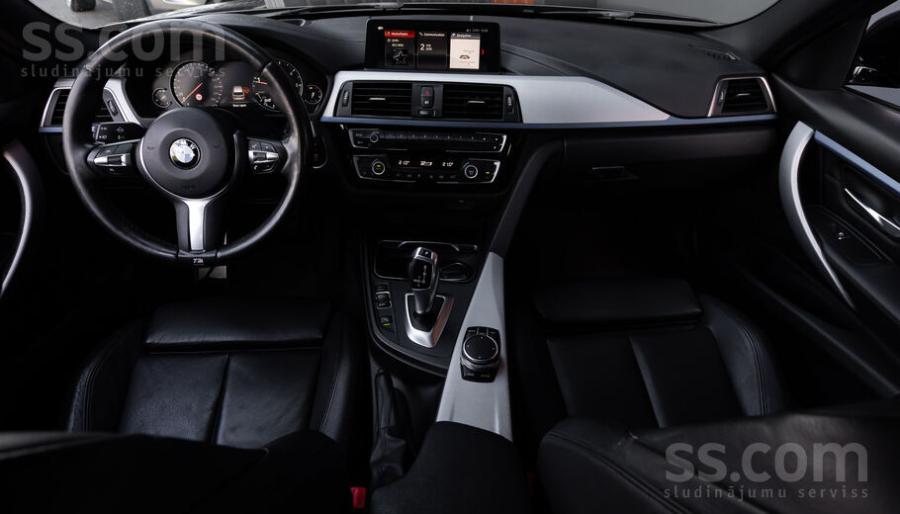 Black BMW 318 2017 in Jelgava, with an engine capacity of 2.00 L and mileage of 301 thousand km for 14800 €, photo 13 on AUTOMOTO.COM.LV