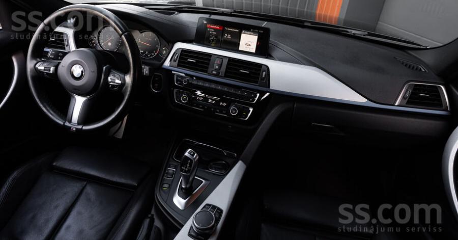 Black BMW 318 2017 in Jelgava, with an engine capacity of 2.00 L and mileage of 301 thousand km for 14800 €, photo 14 on AUTOMOTO.COM.LV