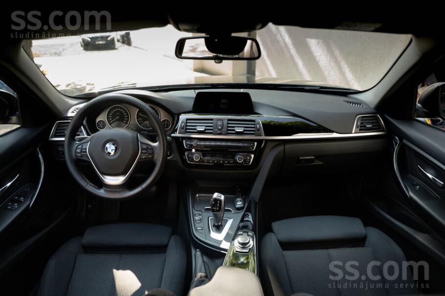 Black BMW 318 2017 in Riga, with an engine capacity of 2.00 L and mileage of 213 thousand km for 10990 €, photo 17 on AUTOMOTO.COM.LV
