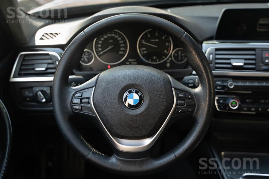 Black BMW 318 2017 in Riga, with an engine capacity of 2.00 L and mileage of 213 thousand km for 10990 €, photo 20 on AUTOMOTO.COM.LV