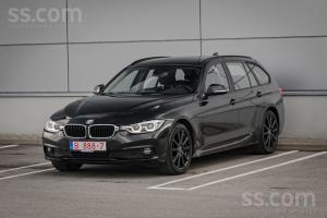 Black BMW 318 2017 in Riga, with an engine capacity of 2.00 L and mileage of 212 thousand km for 12450 €, photo  on AUTOMOTO.COM.LV