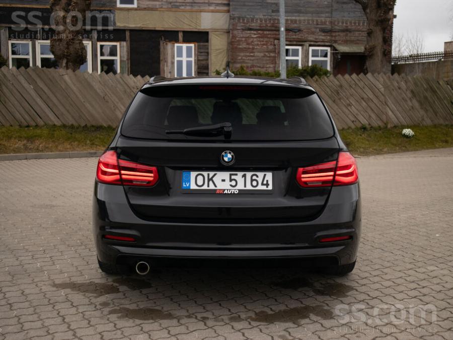 Black BMW 318 2018 in Liepaja, with an engine capacity of 2.00 L and mileage of 284 thousand km for 11000 €, photo 7 on AUTOMOTO.COM.LV