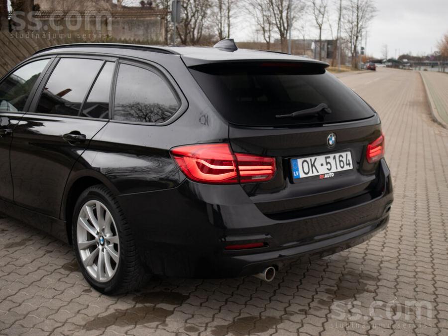 Black BMW 318 2018 in Liepaja, with an engine capacity of 2.00 L and mileage of 284 thousand km for 11000 €, photo 12 on AUTOMOTO.COM.LV