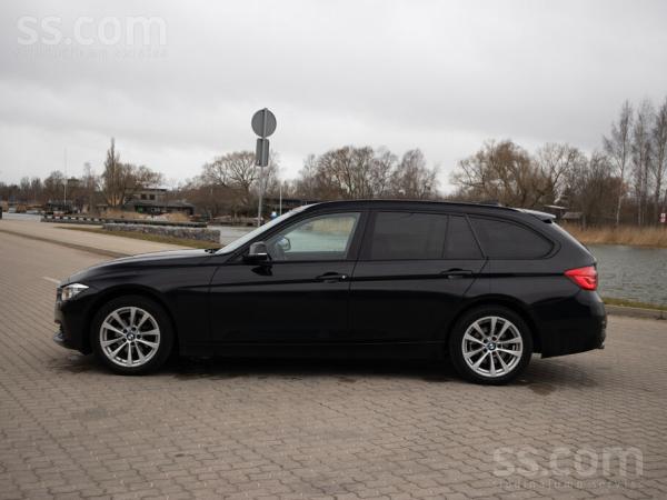 Black BMW 318 2018 in Liepaja, with an engine capacity of 2.00 L and mileage of 284 thousand km for 10800 €, photo 4 on AUTOMOTO.COM.LV