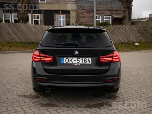 Black BMW 318 2018 in Liepaja, with an engine capacity of 2.00 L and mileage of 284 thousand km for 10800 €, photo 6 on AUTOMOTO.COM.LV