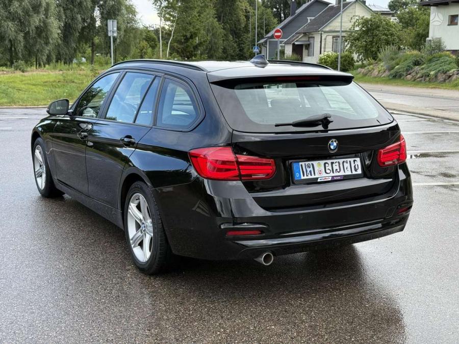 Black BMW 318 2018 in Vilnius, with an engine capacity of 2.00 L and mileage of 267 thousand km for 9900 €, photo 7 on AUTOMOTO.COM.LV