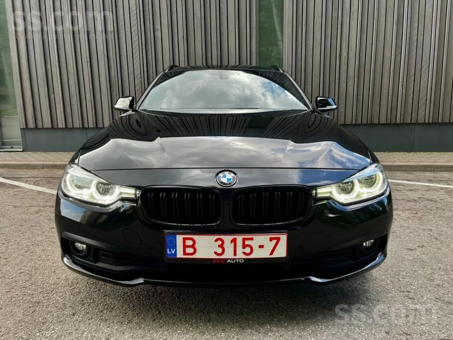 Black BMW 318 2018 in Valmiera, with an engine capacity of 2.00 L and mileage of 221 thousand km for 12950 €, photo 3 on AUTOMOTO.COM.LV
