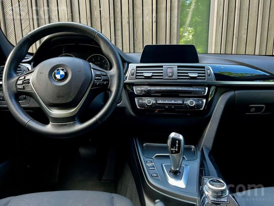 Black BMW 318 2018 in Valmiera, with an engine capacity of 2.00 L and mileage of 221 thousand km for 12950 €, photo 9 on AUTOMOTO.COM.LV