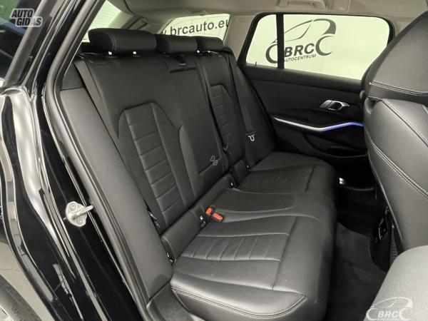 Black BMW 318 2020 in Avizieniai, with an engine capacity of 2.00 L and mileage of 53 thousand km for 22500 €, photo 11 on AUTOMOTO.COM.LV