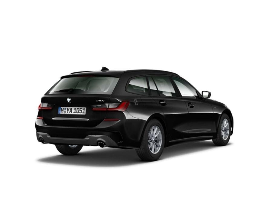 Black BMW 318 2020 in Kaunas, with an engine capacity of 2.00 L and mileage of 86 thousand km for 28467 €, photo 3 on AUTOMOTO.COM.LV