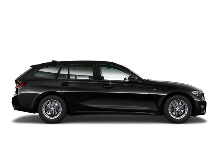 Black BMW 318 2020 in Kaunas, with an engine capacity of 2.00 L and mileage of 86 thousand km for 28467 €, photo 4 on AUTOMOTO.COM.LV