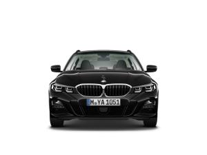 Black BMW 318 2020 in Kaunas, with an engine capacity of 2.00 L and mileage of 86 thousand km for 28467 €, photo 5 on AUTOMOTO.COM.LV