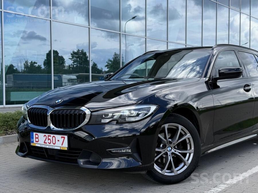 Black BMW 318 2020 in Rezekne, with an engine capacity of 2.00 L and mileage of 178 thousand km for 19990 €, photo 4 on AUTOMOTO.COM.LV