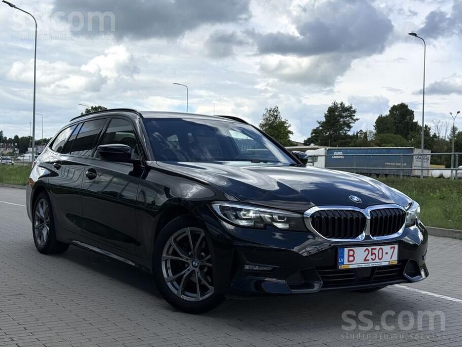 Black BMW 318 2020 in Rezekne, with an engine capacity of 2.00 L and mileage of 178 thousand km for 19990 €, photo 5 on AUTOMOTO.COM.LV