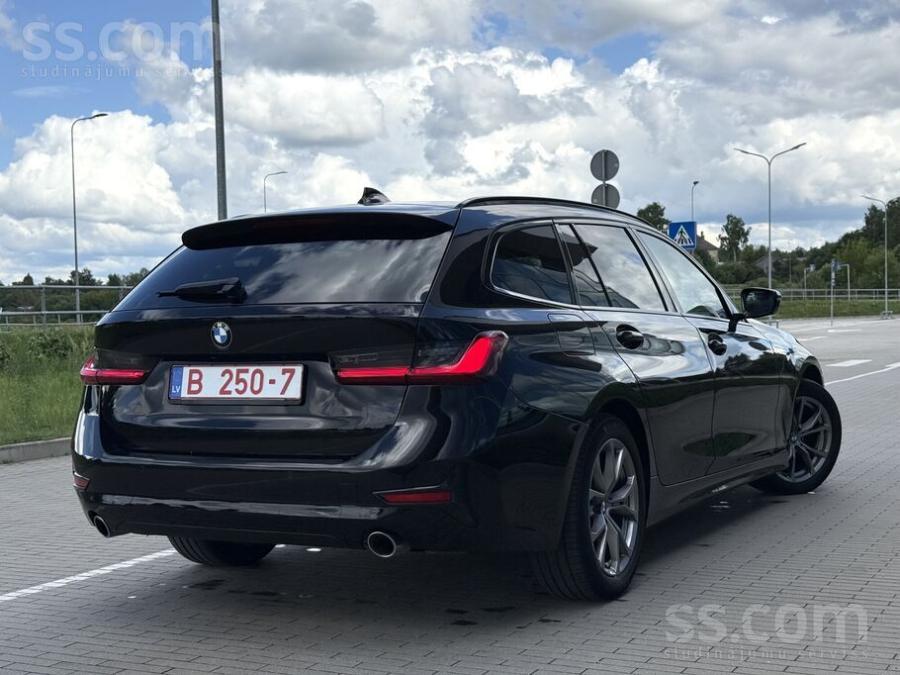 Black BMW 318 2020 in Rezekne, with an engine capacity of 2.00 L and mileage of 178 thousand km for 19990 €, photo 7 on AUTOMOTO.COM.LV