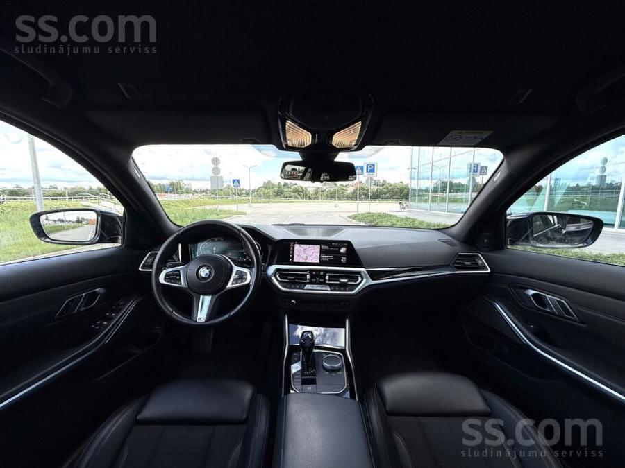 Black BMW 318 2020 in Rezekne, with an engine capacity of 2.00 L and mileage of 178 thousand km for 19990 €, photo 15 on AUTOMOTO.COM.LV