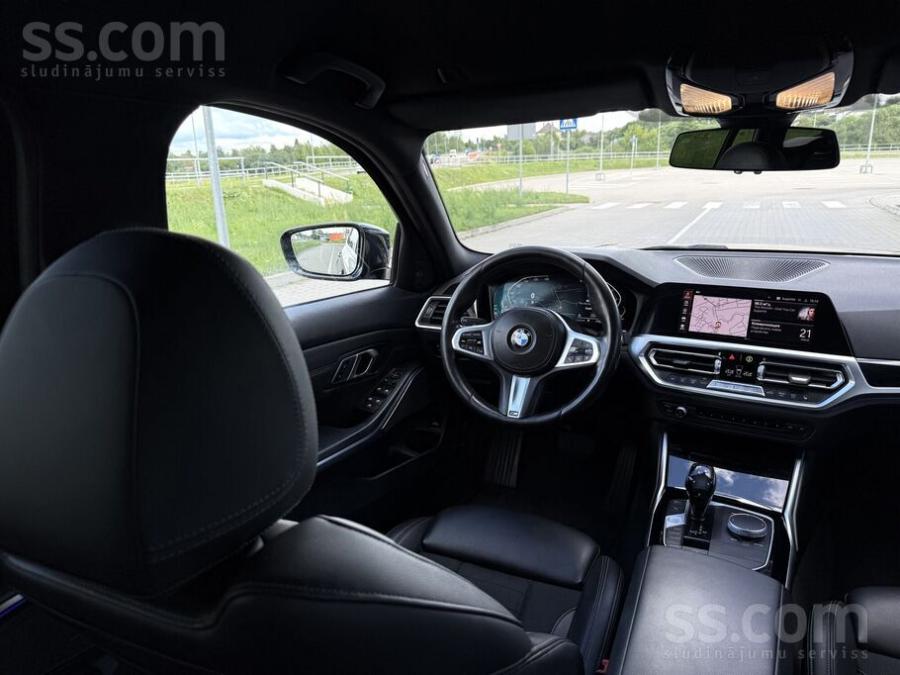 Black BMW 318 2020 in Rezekne, with an engine capacity of 2.00 L and mileage of 178 thousand km for 19990 €, photo 16 on AUTOMOTO.COM.LV