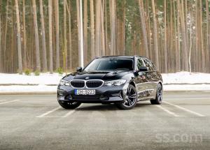 Black BMW 318 2021 in Riga, with an engine capacity of 2.00 L and mileage of 220 thousand km for 17290 €, photo  on AUTOMOTO.COM.LV