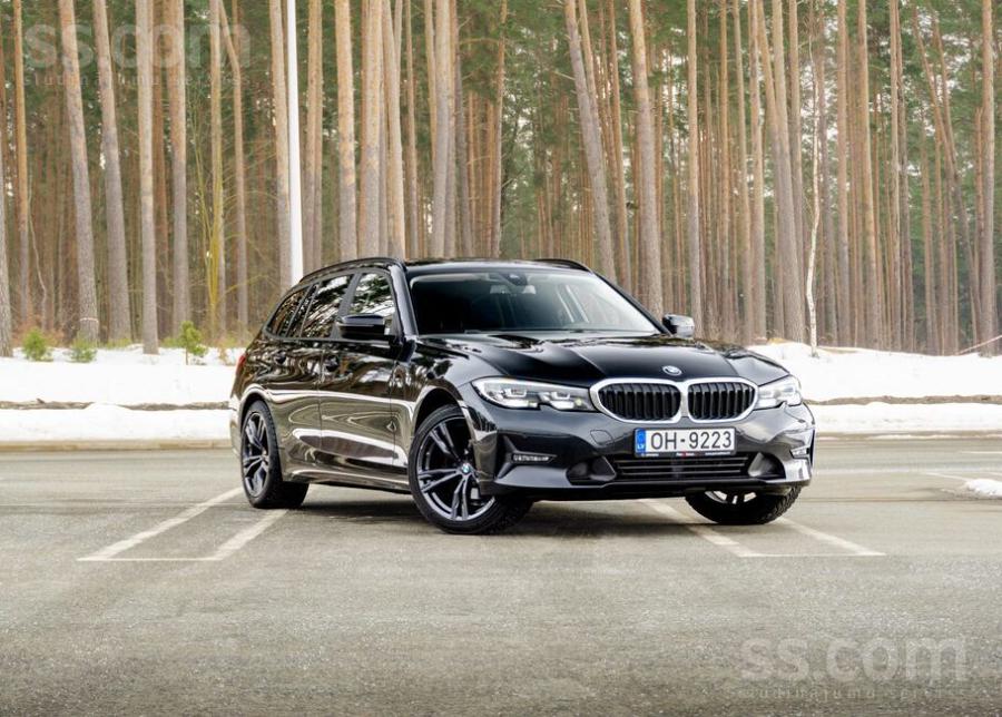Black BMW 318 2021 in Riga, with an engine capacity of 2.00 L and mileage of 220 thousand km for 17290 €, photo 3 on AUTOMOTO.COM.LV