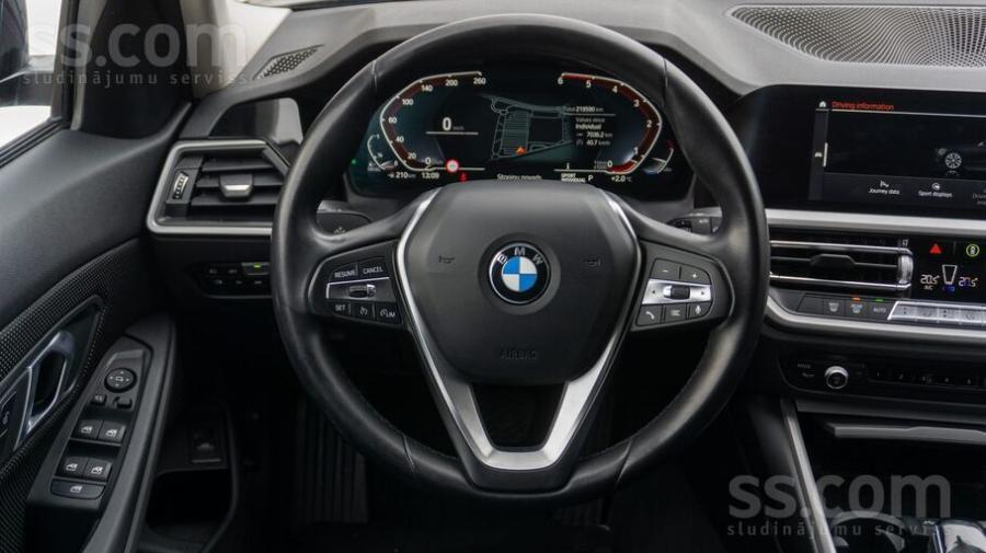 Black BMW 318 2021 in Riga, with an engine capacity of 2.00 L and mileage of 220 thousand km for 17290 €, photo 14 on AUTOMOTO.COM.LV