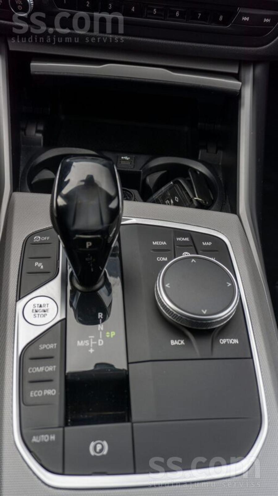 Black BMW 318 2021 in Riga, with an engine capacity of 2.00 L and mileage of 220 thousand km for 17290 €, photo 16 on AUTOMOTO.COM.LV