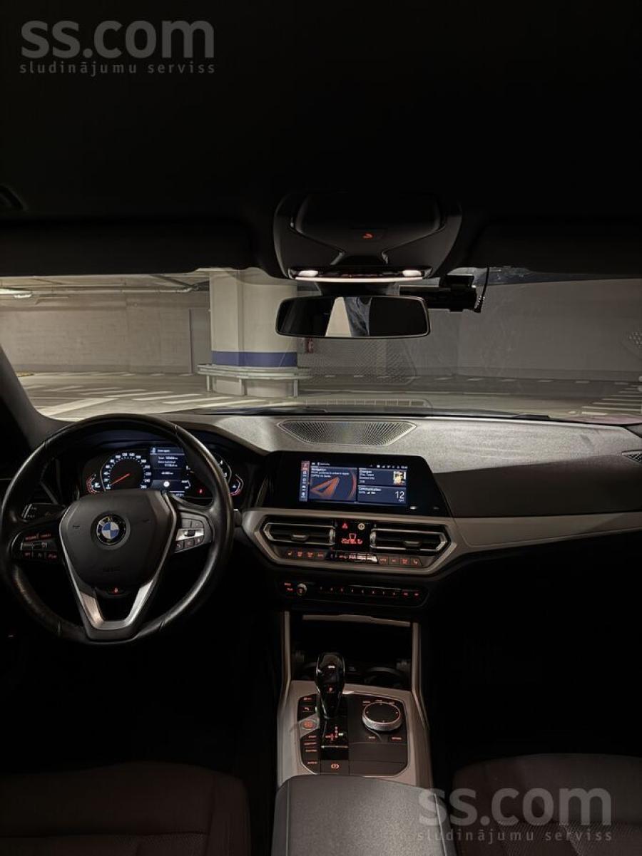 Black BMW 318 2021 in Riga, with an engine capacity of 2.00 L and mileage of 107 thousand km for 21500 €, photo 11 on AUTOMOTO.COM.LV