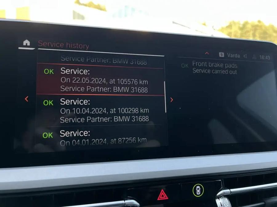 Melns BMW 318 2021 Rīga, ar dzinēja tilpumu 2.00 L un nobraukumu 162 tūkst. km par 18490 €, foto 20 vietnē AUTOMOTO.COM.LV