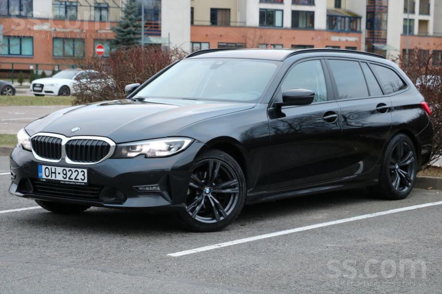 Black BMW 318 2021 in Riga, with an engine capacity of 2.00 L and mileage of 220 thousand km for 16990 €, photo 5 on AUTOMOTO.COM.LV