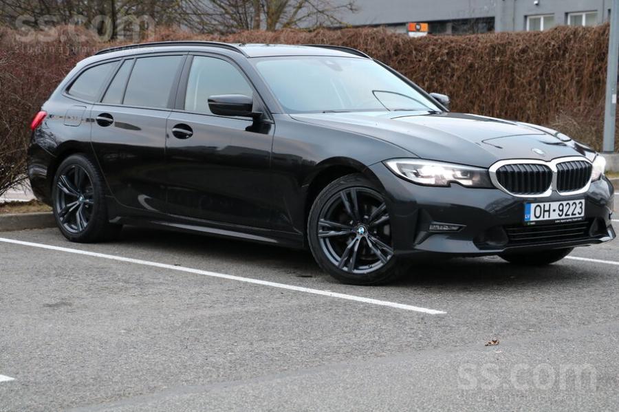 Black BMW 318 2021 in Riga, with an engine capacity of 2.00 L and mileage of 220 thousand km for 16990 €, photo 7 on AUTOMOTO.COM.LV