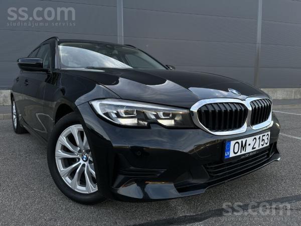 Black BMW 318 2021 in Riga, with an engine capacity of 2.00 L and mileage of 162 thousand km for 17990 €, photo 1 on AUTOMOTO.COM.LV