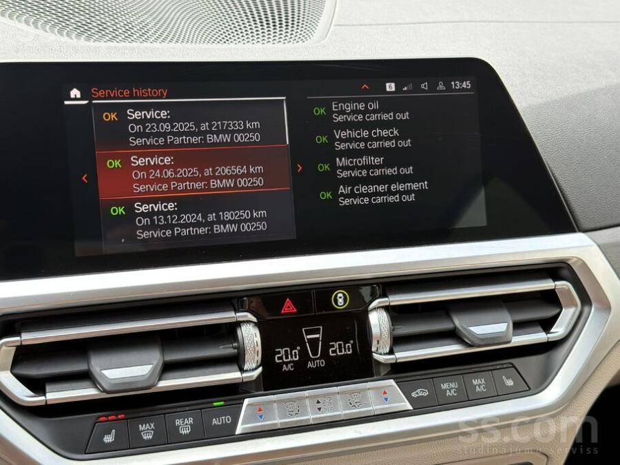 Melns BMW 318 2021 Jelgava, ar dzinēja tilpumu 2.00 L un nobraukumu 227 tūkst. km par 18500 €, foto 17 vietnē AUTOMOTO.COM.LV