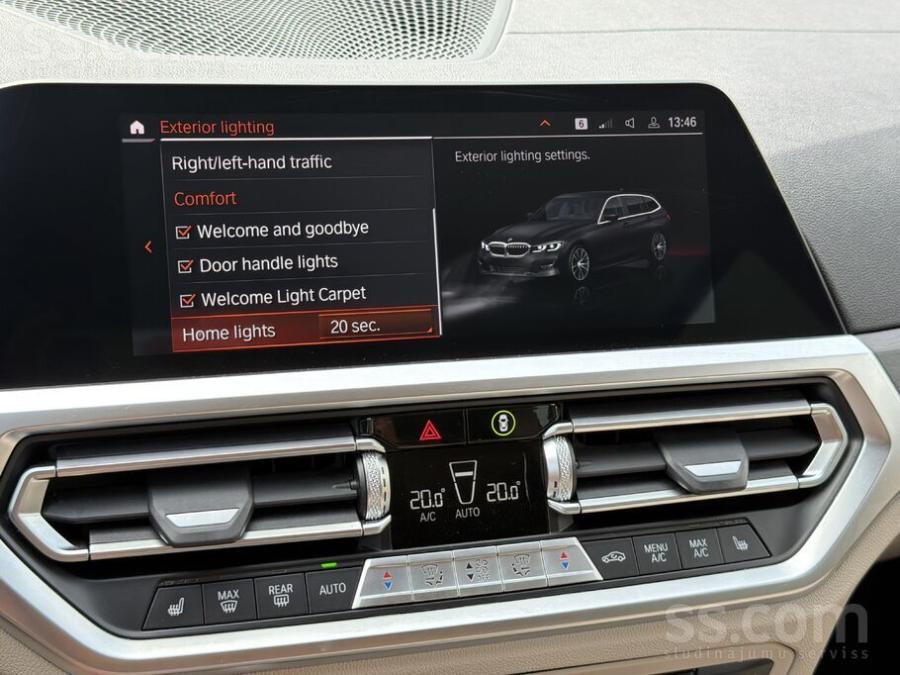 Melns BMW 318 2021 Jelgava, ar dzinēja tilpumu 2.00 L un nobraukumu 227 tūkst. km par 18500 €, foto 19 vietnē AUTOMOTO.COM.LV