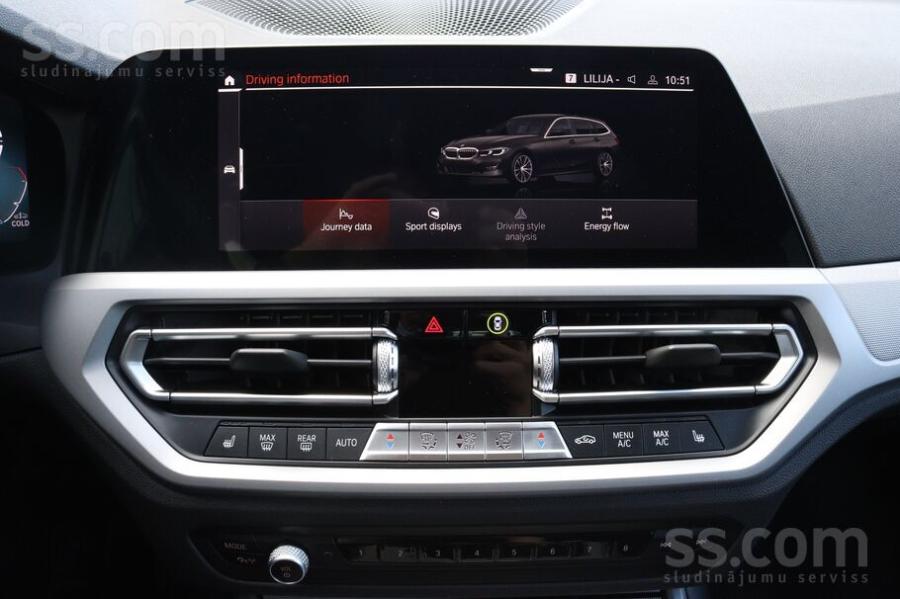 Melns BMW 318 2022 Rīga, ar dzinēja tilpumu 2.00 L un nobraukumu 55 tūkst. km par 24400 €, foto 17 vietnē AUTOMOTO.COM.LV