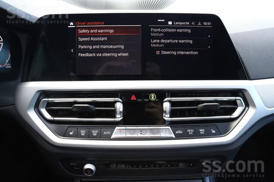 Melns BMW 318 2022 Rīga, ar dzinēja tilpumu 2.00 L un nobraukumu 55 tūkst. km par 24400 €, foto 19 vietnē AUTOMOTO.COM.LV