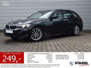 Black BMW 318 2023 in Kaunas, with an engine capacity of 2.00 L and mileage of 45 thousand km for 33214 €, photo  on AUTOMOTO.COM.LV
