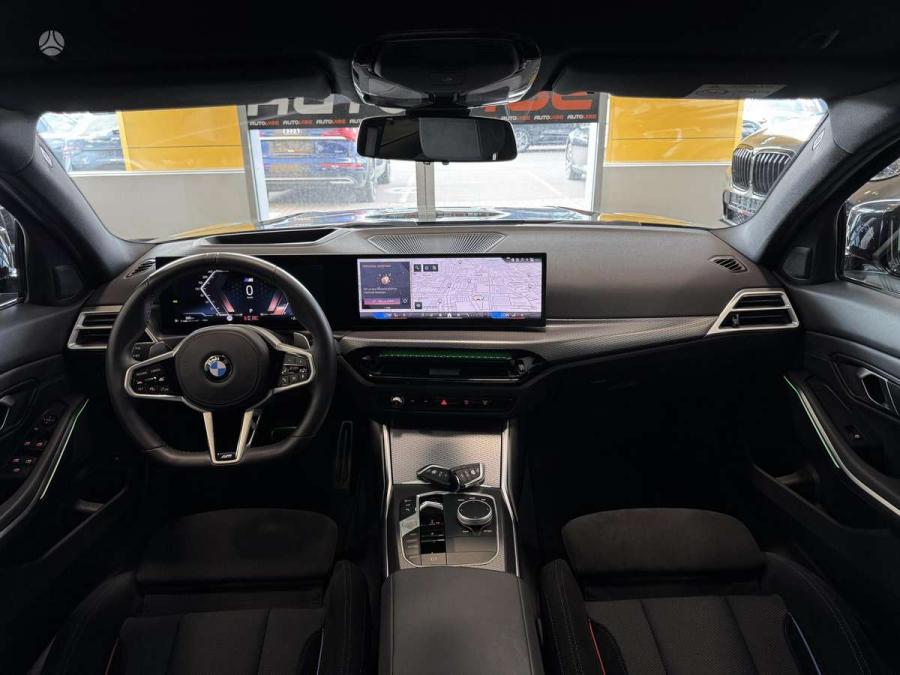 Black BMW 318 2024 in Vilnius, with an engine capacity of 2.00 L and mileage of 8 thousand km for 30555 €, photo 10 on AUTOMOTO.COM.LV