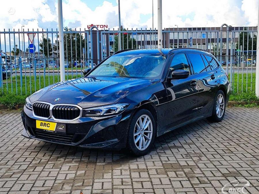 Black BMW 318 2024 in Klaipeda, with an engine capacity of 2.00 L and mileage of 88 thousand km for 21900 €, photo 1 on AUTOMOTO.COM.LV