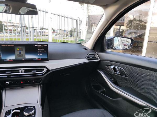 Black BMW 318 2024 in Klaipeda, with an engine capacity of 2.00 L and mileage of 88 thousand km for 21900 €, photo 5 on AUTOMOTO.COM.LV