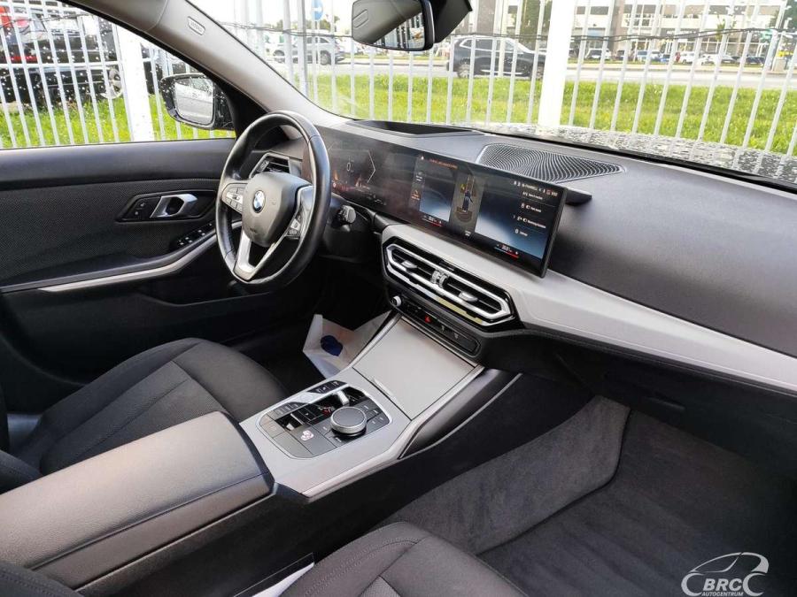 Black BMW 318 2024 in Klaipeda, with an engine capacity of 2.00 L and mileage of 88 thousand km for 21900 €, photo 8 on AUTOMOTO.COM.LV