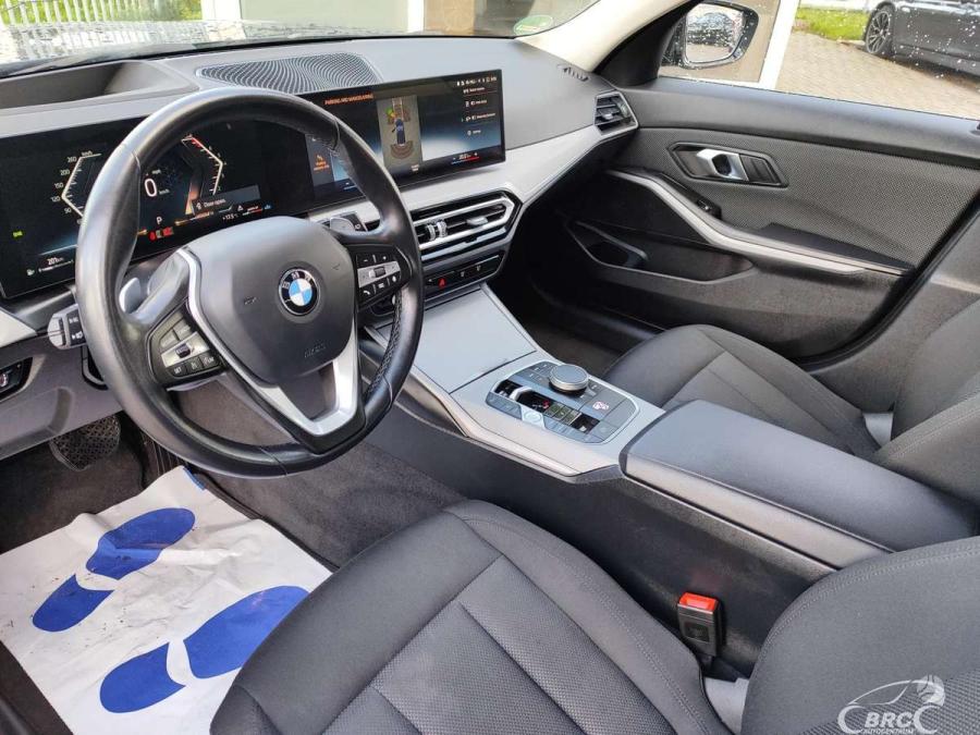 Black BMW 318 2024 in Klaipeda, with an engine capacity of 2.00 L and mileage of 88 thousand km for 21900 €, photo 22 on AUTOMOTO.COM.LV