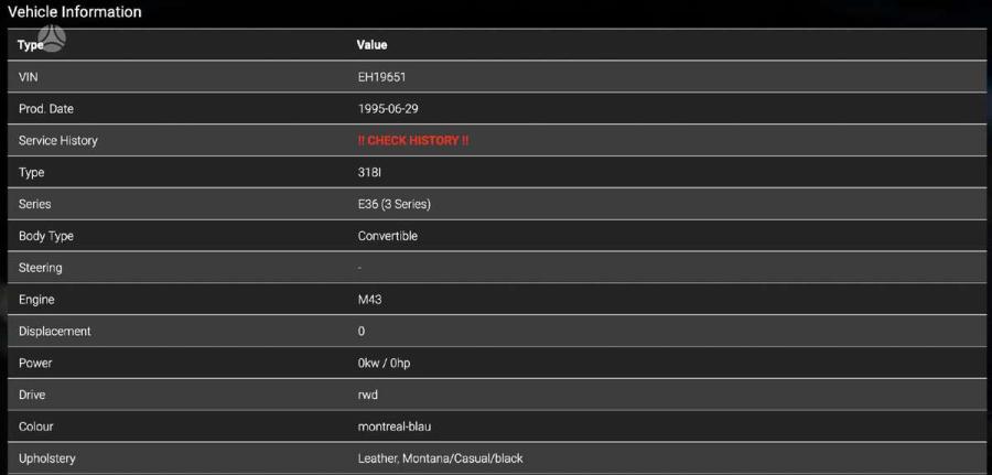 Синий БМВ 318 1995 в Вильнюс, объемом двигателя 1.80 л и пробегом 199 тыс. км за 6900 €, фото 22 на AUTOMOTO.COM.LV
