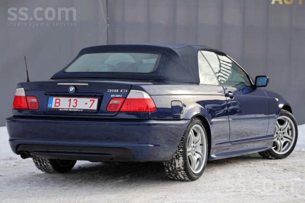 Blue BMW 318 2006 in Tukums, with an engine capacity of 1.80 L and mileage of 245 thousand km for 5500 €, photo 3 on AUTOMOTO.COM.LV